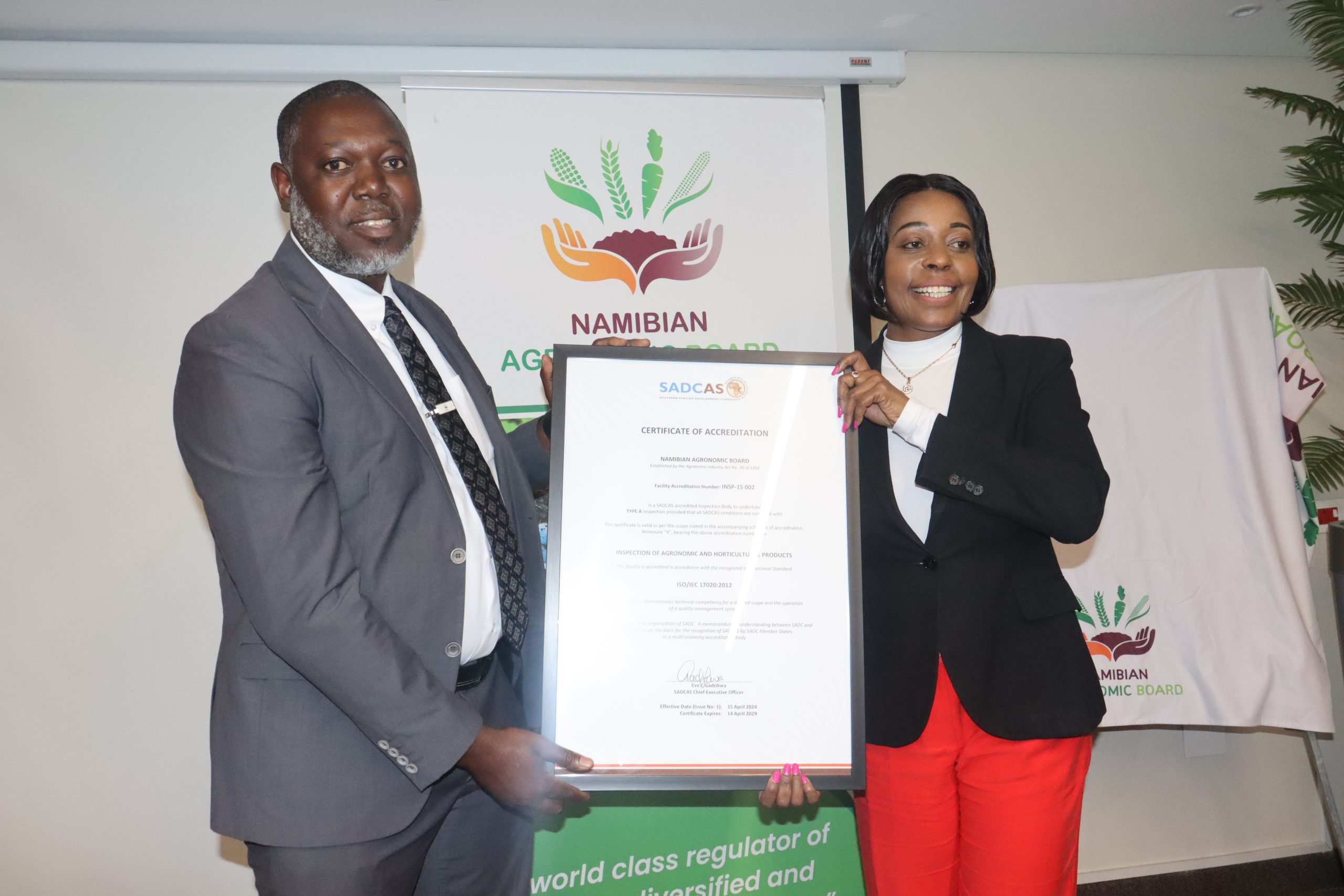 NAB’s SADCAS accreditation to boost Namibian agricultural produce ...