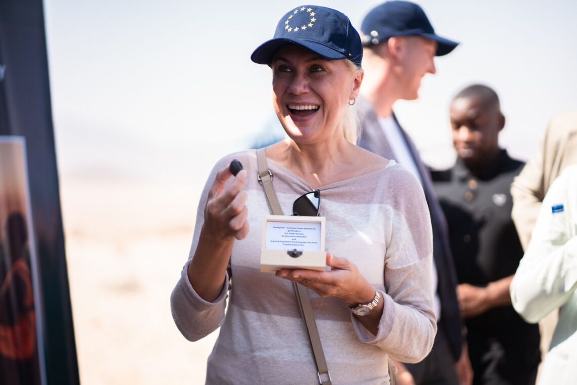 EU Commissioner receives first green iron at HyIron site - The Brief ...