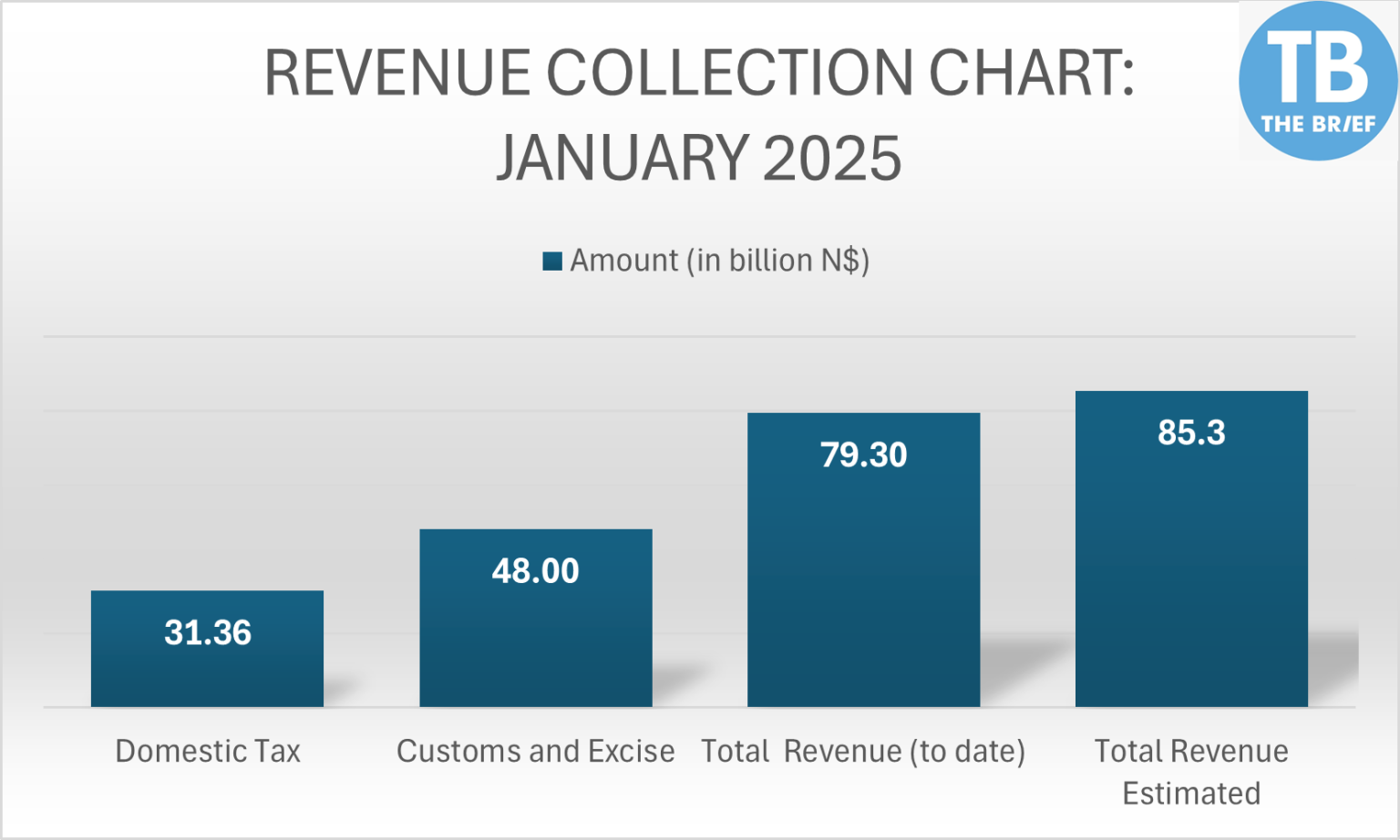 NamRA collects N$79.3 billion in revenue by January 2025