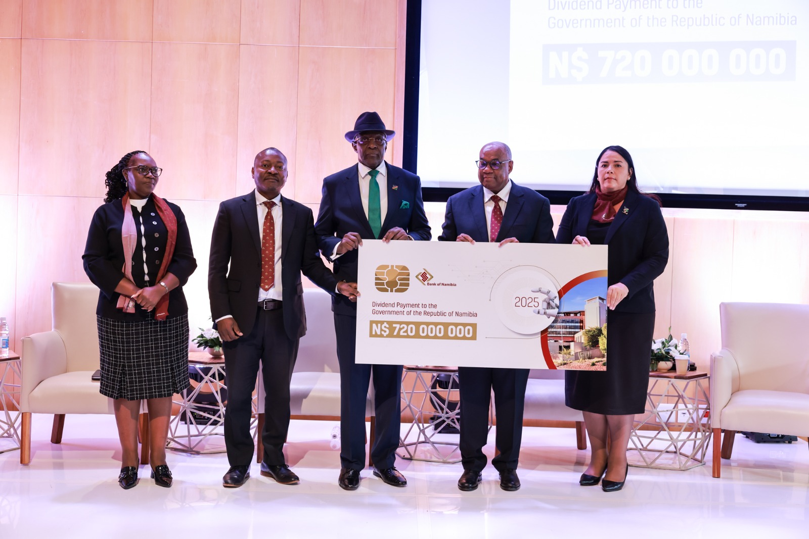 Bank of Namibia declares record N$720 million dividend